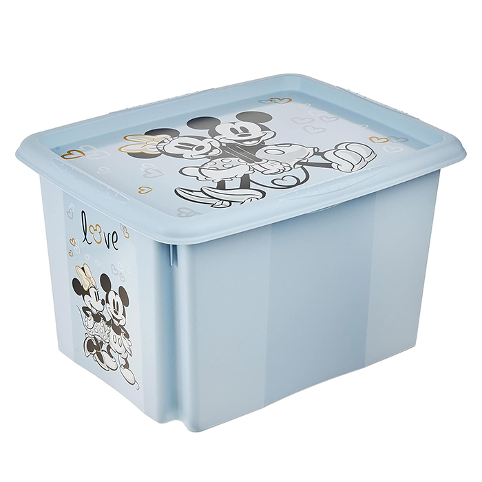 Rena - Caixa Arrumação Criança Keeeper Mickey 45Lt (55.5x40x30cm)